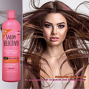 Salon Selectives Volume & Body Shampoo & Conditioner Set For Bouncy Full Hair