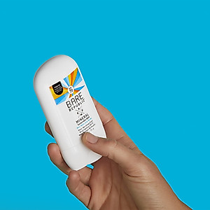 Bare Republic Mineral Sunscreen SPF 70 Sunblock Stick, Sheer and Non-Greasy Finish, Unique Teardrop Shape For Easy Application, 2 Oz