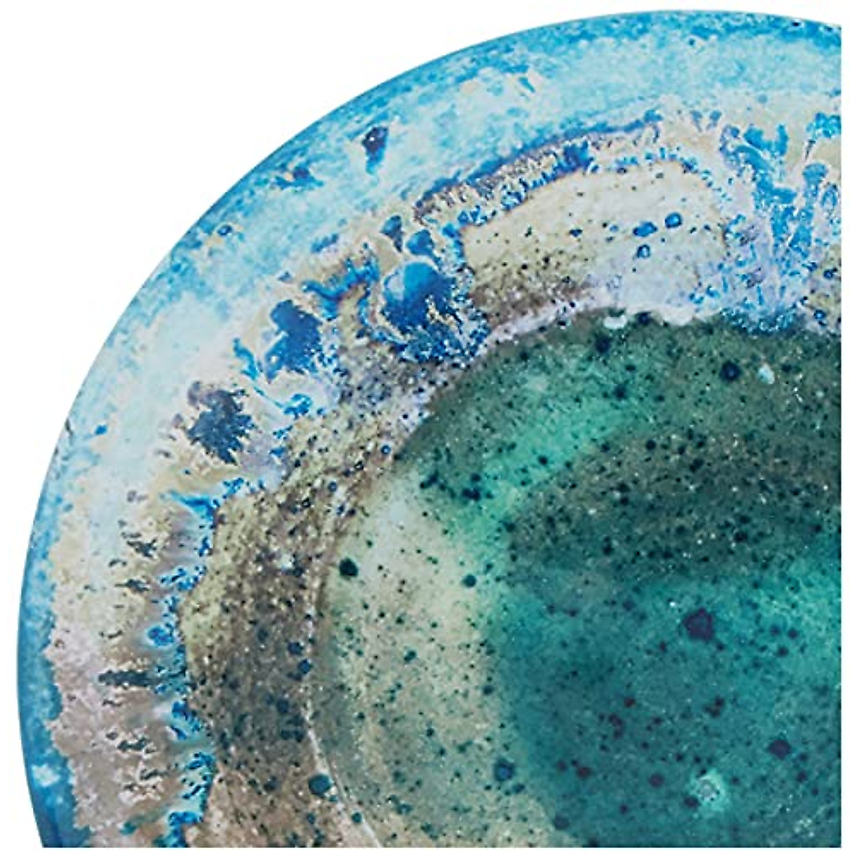 Certified International Radiance Teal Melamine 8.5"Salad/Dessert Plate, Medium, Multicolor, Set of 6