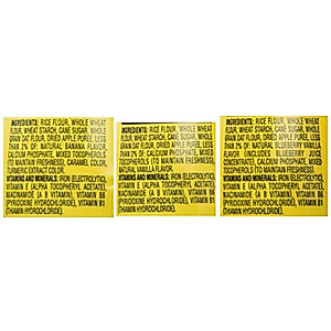 Gerber Puffs Variety Pack, 1 Banana, 1 Vanilla, 1 Blueberry, 3 CT