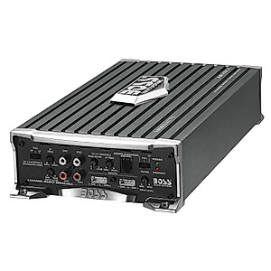 BOSS Audio Systems AR1600.4 4 Channel Car Amplifier - 1600 Watts, Full Range, Class A/B, 2-4 Ohm Stable, Mofet Power Supply, Bridgeable