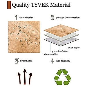 TYVEK BROWN BAG ARTWORK INSULATED CAN & BOTTLE COOLER SLEEVE SOFT REUSABLE COLLAPSIBLE COOLIE FOR PARTIES, EVENTS OR WEDDINGS BUM COLD DRINK THERMAL INSULATOR