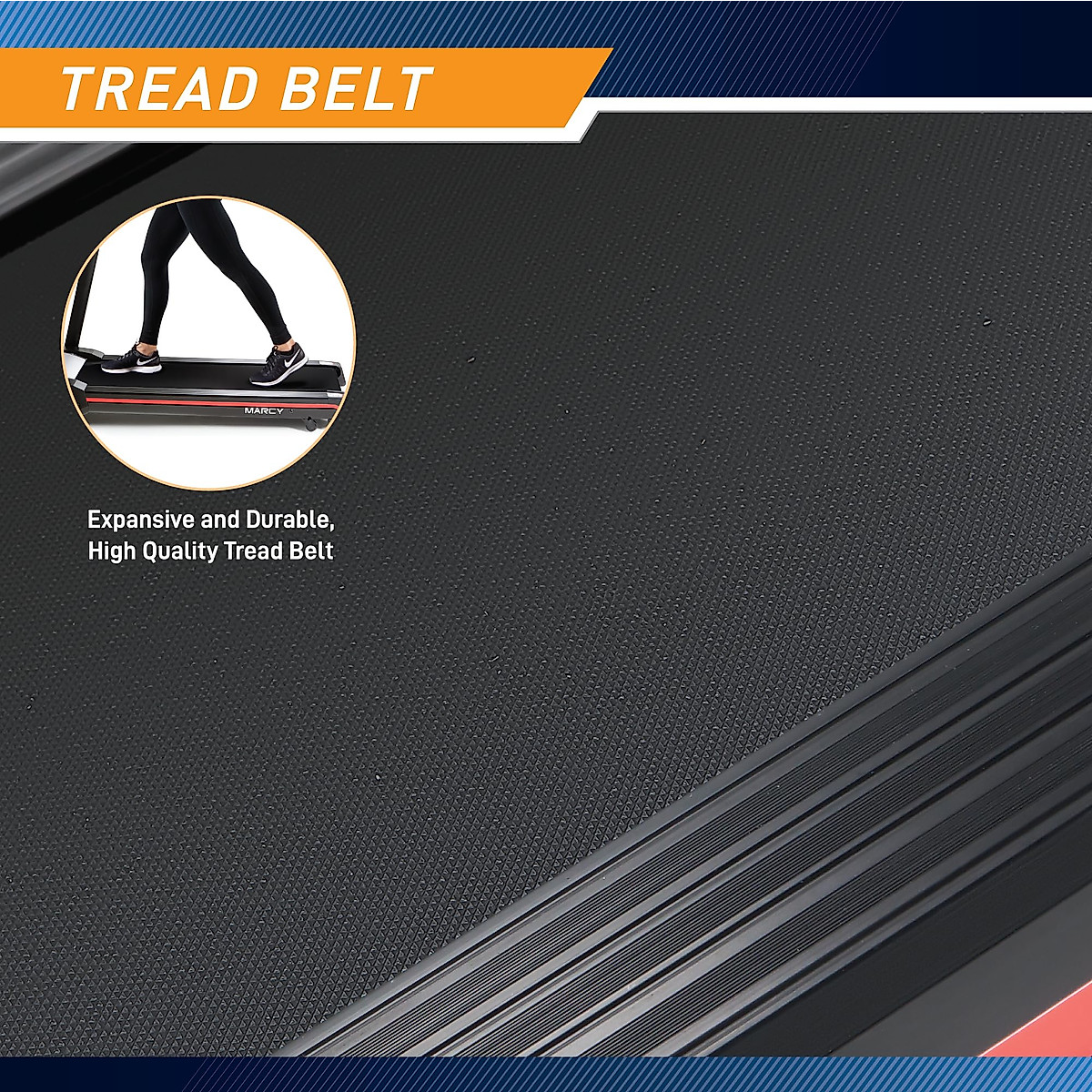 Marcy Easy Folding Motorized Treadmill/Pre Assembled Electric Running Machine JX-651BW black 30.00 x 66.00 x 126.00"