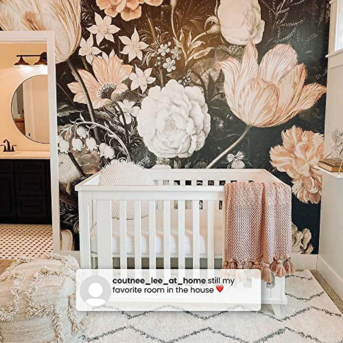 Delta Children Ava 3-in-1 Convertible Baby Crib - Greenguard Gold Certified, White