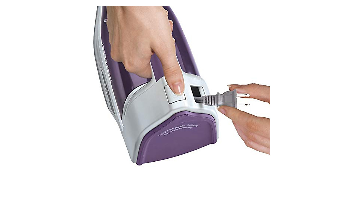 Hamilton Beach Durathon Digital Iron with Retractable Cord | Purple