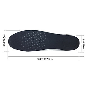 Lansian Height Increase Shoe Insoles for Men Women, 4-Layer 3.54 inch Shoe Lifts Pad Lift Kit Air Cushion Heel Inserts Breathable