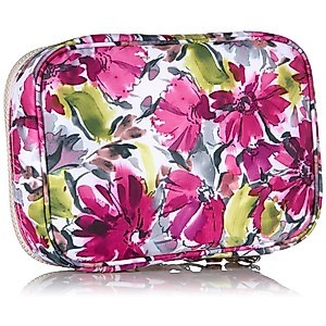 Kipling Women's 100 Pens Printed Case, Accessories, Art Supplies, Makeup, Travel Organizer, Roaming Roses, 6" L X 8.25" H X 2" D