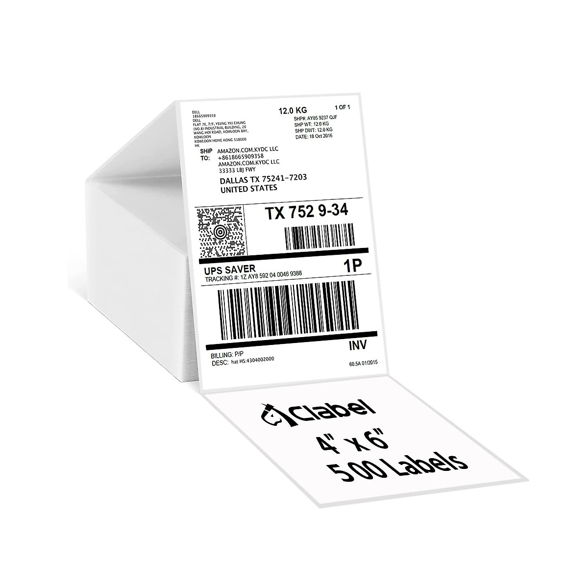 CLABEL Thermal Label Printer, 4x6 Shipping Label Printer for Small Business Shipping Packages, Compatible with Amazon, Ebay, Etsy, Shopify, FedEx, UPS, etc, Support Windows,Mac, CT428S