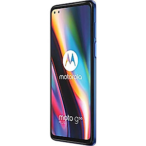 Moto G Plus 5G Dual-SIM 128GB ROM + 4GB RAM (GSM Only | No CDMA) Factory Unlocked Android Smartphone (Surfing Blue) - International Version