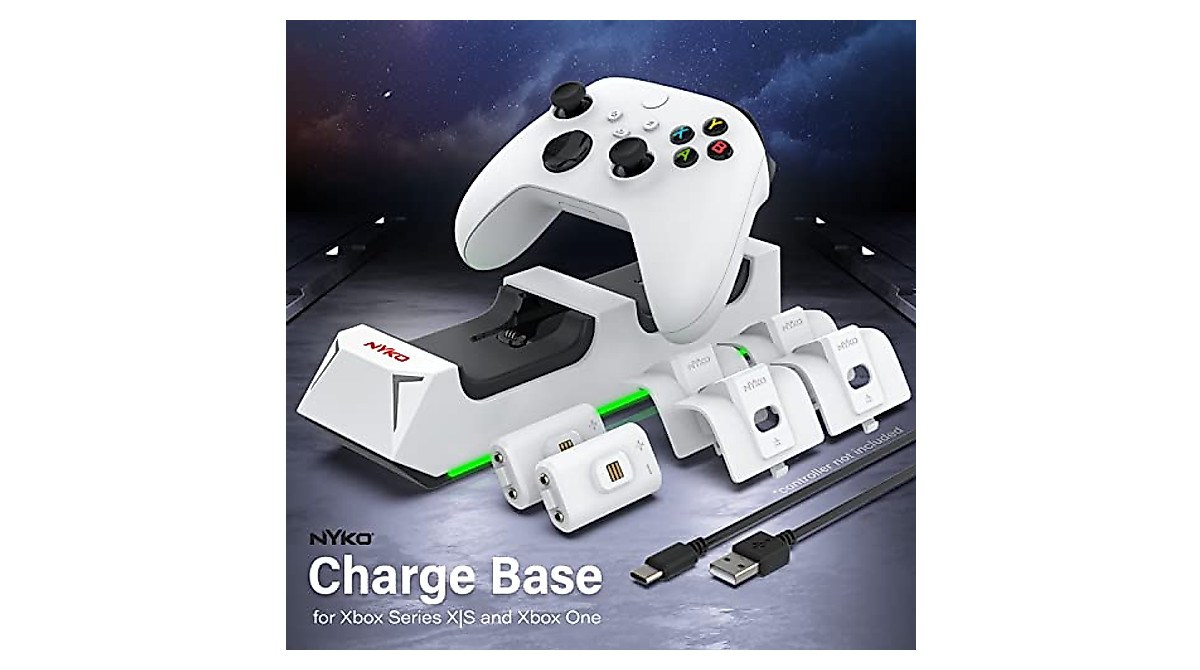 Nyko Charging Station for Xbox Series X/S - Charge 2 Controllers