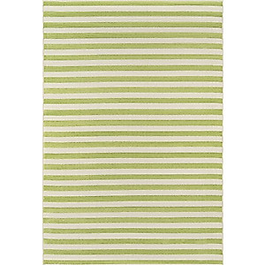 Momeni Rugs , Baja Collection Contemporary Indoor & Outdoor Area Rug, Easy to Clean, UV protected & Fade Resistant, 2'3" x 4'6", Green