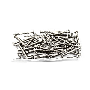 50pcs #10 X 1-3/4" Stainless Steel Cross Head Cross Wood Screw, 18-8 (304) Stainless Steel Screw, self-Tapping Screw.