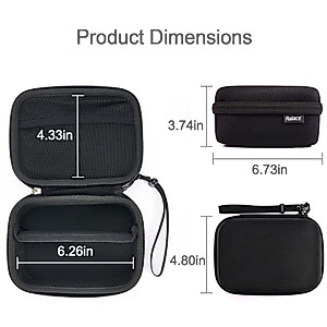 RAIACE Hard Storage Case Compatible with Anker 737 Power Bank. Protective Travel Carrying Bag. - Black