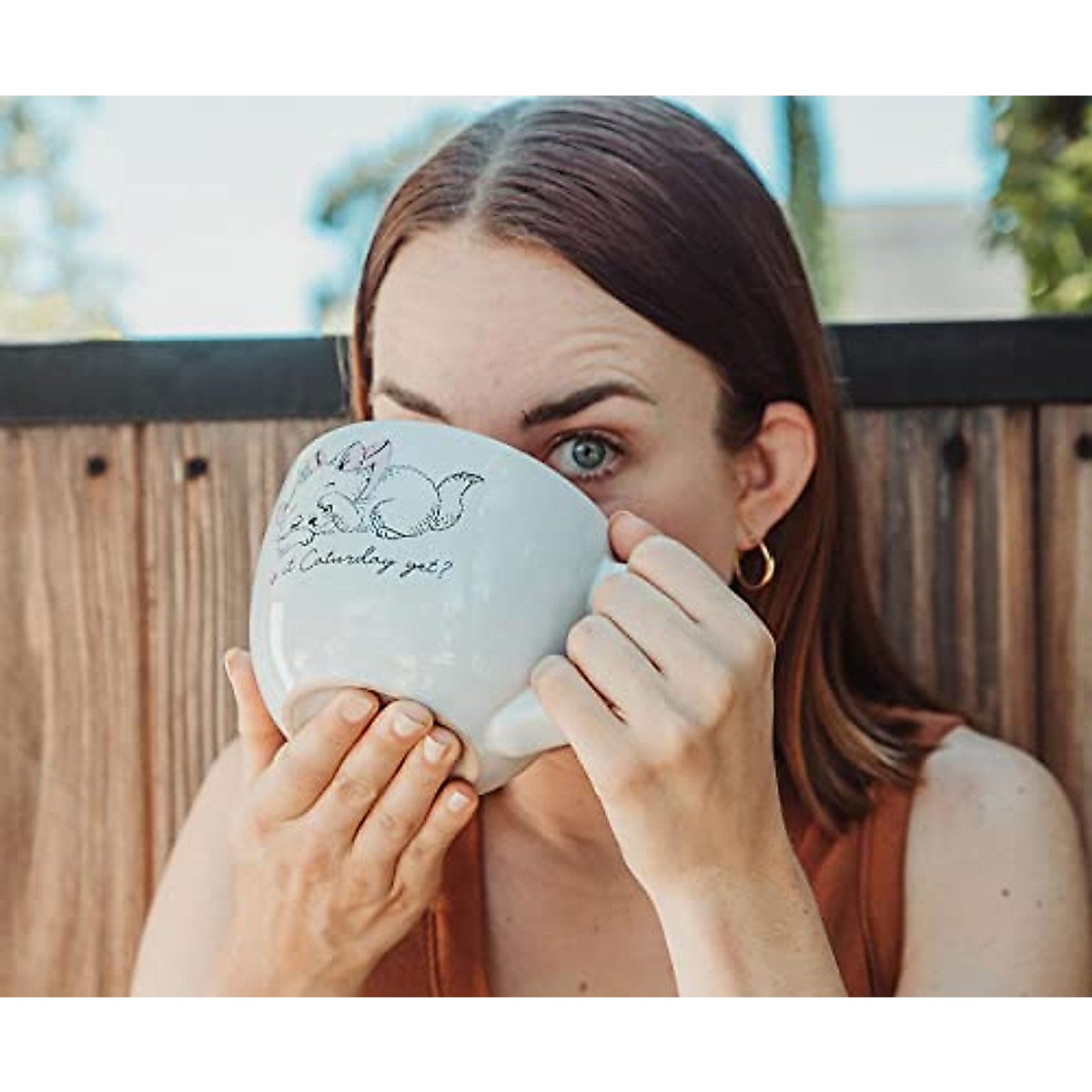 Disney The Aristocats Marie Is It Caturday? Ceramic Soup Mug | Holds 24 Ounces