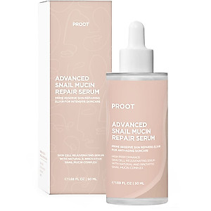 Snail Mucin Essence Serum | Advanced Snail Mucin Essence Serum | Snail Mucin Essence with High Concentrate of Snail Secretion Filtrate | Snail Serum with Natural Age-Defying Complex | Korean Essence Night Serum with 96% Snail Mucin Extracts | Korean Essen