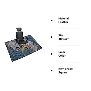 YEXEXINM 36 X48 Chair Mat for Hardwood Floor, Anti-Slip Desk Chair Mat, Chair Rugs Floor Protectors Mat, Desk Chair Mat color 48inchx36inch FHD013 FHD013