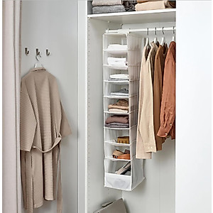 Ikea Storage organizer hanging 9 Compartments skubb White