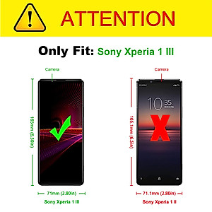 J&D Case Compatible for Sony Xperia 1 III Case, Carbon Fiber Pattern Drop Protection Anti Shock Protective TPU Slim Case for Xperia 1 III Bumper Case, Black