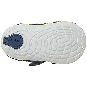 Stride Rite Soft Motion Jamie Running Shoe, Navy, 3 M US Infant