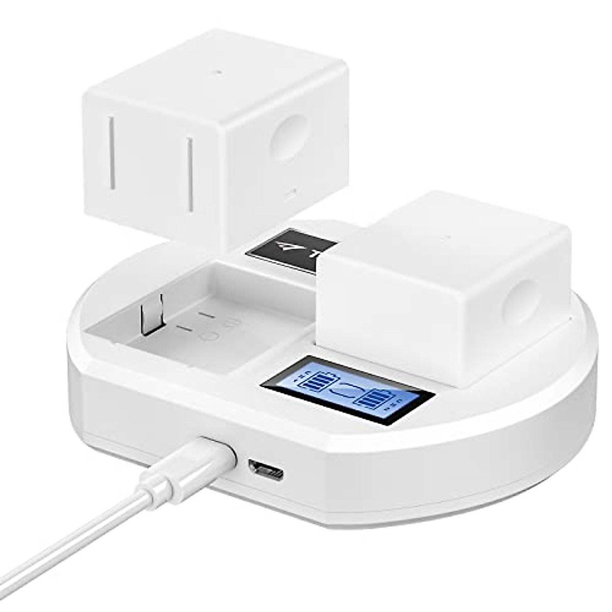 Taken Arlo Pro 4 Battery 3.85V 4800mAh Arlo Batteries Replacement Long Lasting Arlo Camera Batteries for Arlo Ultra 2 Arlo Pro 3 Pro 4, 2 Pack with Arlo Battery Charger Station