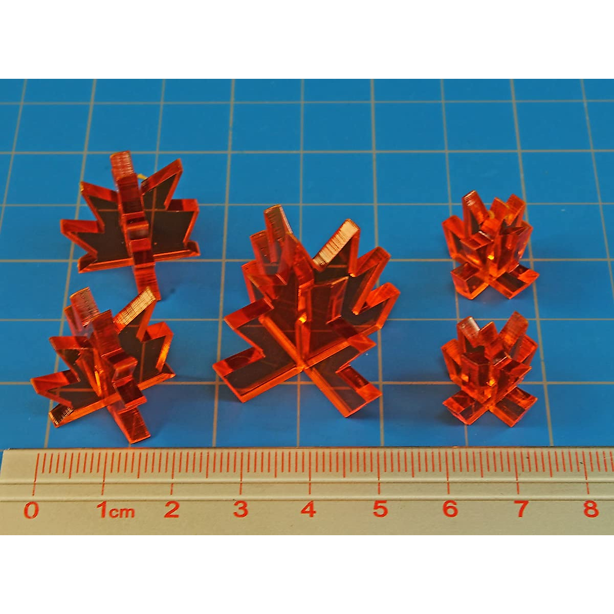 LITKO Blast Markers | Explosion | Damage & Destruction | Area Effect | Strike Effect | Fluorescent Amber (Variety Pack)