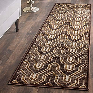 SAFAVIEH Paradise Collection 2'7" x 4' Stone PAR352 Art Deco Viscose Accent Rug