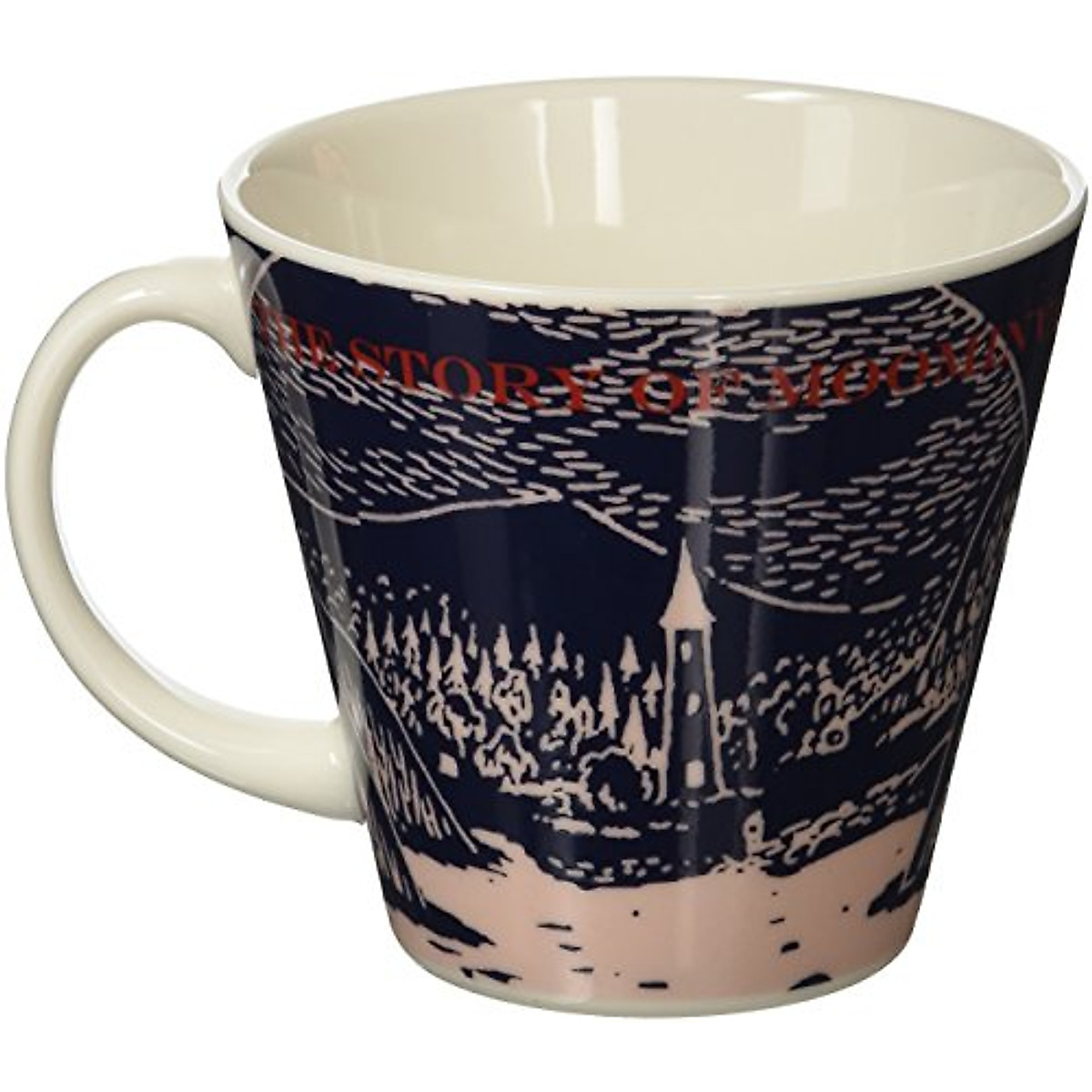 山加商店 Yamaka Shoten MM630-11K Moomin Initial Mug, K, Capacity: Approx. 11.8 fl oz (340 ml), Microwave Safe, Moomin Goods, Scandinavian, Mother's Day, Gift, Tableware, Gift, Wedding Gift, Made in Japan