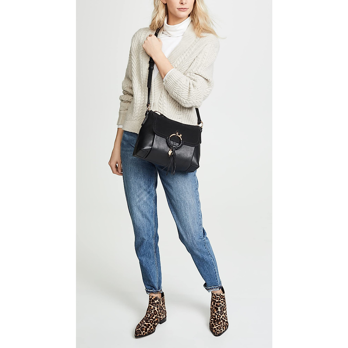 See by Chloe Women's Joan Small Hobo, Black, One Size