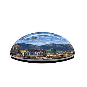 Weekino South Africa Table Mountain Cape Town Fridge Magnet 3D Crystal Glass Tourist City Travel Souvenir Collection Gift Strong Refrigerator Sticker