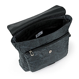 Sakroots Womens Olympic Convertible Backpack, Black & White One World, One Size US