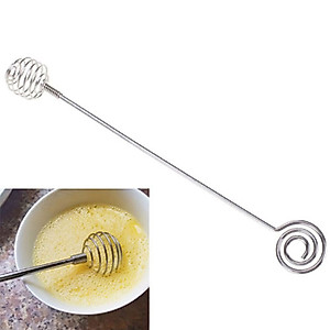 ISKYBOB 4 Pack Stainless Steel Honey Stick Dipper,19.6 cm/7.7'' Long