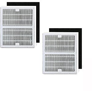 I clean Replacement Idylis Filters B,2 HEPA Filters&2 Carbon Filters set Compatible with Idylis AC-2125, AC-2126, IAP-10-125, IAPC-40-140, IAP-10-150, IAP-10-050, Model # IA