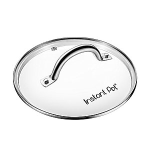 Instant Pot Tempered Glass Lid, Stainless Steel Rim, for 5 Qt/L or 6 Qt/L Models