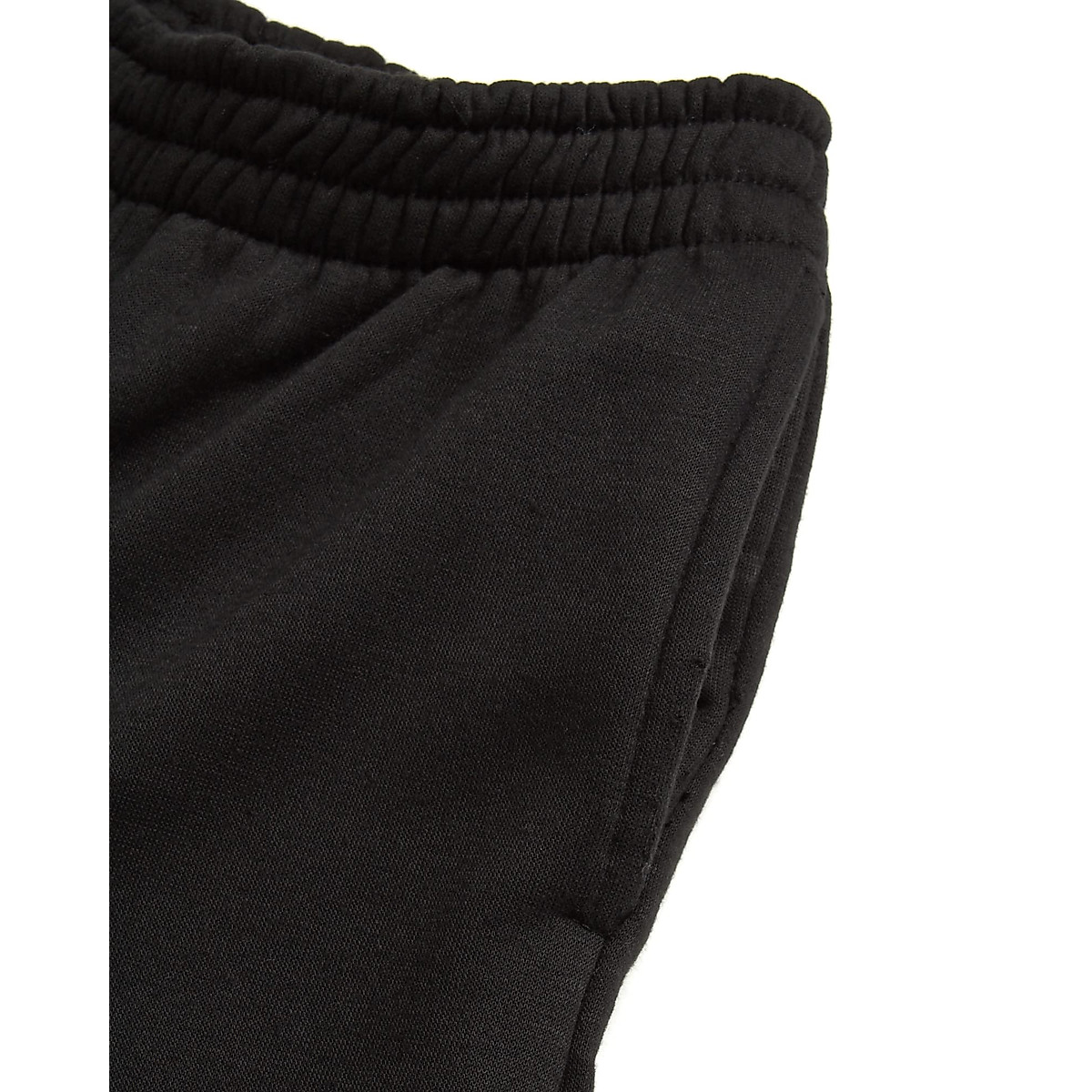 Real Love Girls' Jogger Set - 2 Piece Basic Fleece Solid Full Zip Hoodie and Sweatpants (Size: 7-16), Size 10-12, Black