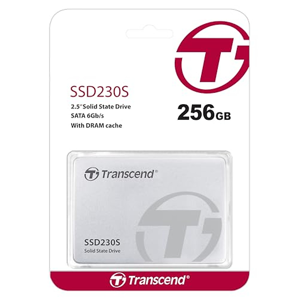 Transcend 256GB SATA III 6Gb/s SSD230S 2.5” Solid State Drive TS256GSSD230S,Silver