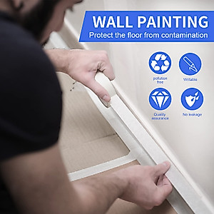 JayJayup Masking Tape 1 inch Wide, 12 Rolls General Purpose Masking Tape Bulk for Painting, Labeling, Art, Office, Home, Craft, 1 Inch x 55 Yards x 12 Rolls, 660 Yards in Total