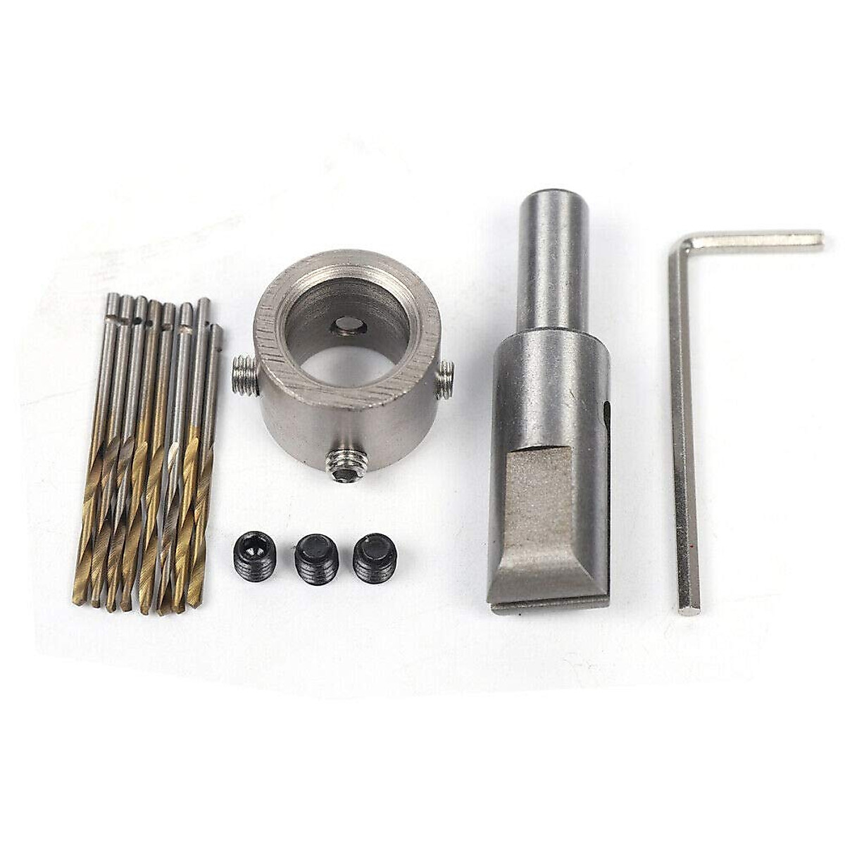 Gdrasuya10 Ring Drill Bit Set, 8PCS Toy Wheel Cutter for High Revolutions Drill Press Round Beads Blade