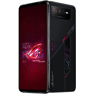 ASUS ROG Phone 6 AI2201 5G 256GB 12GB RAM Factory Unlocked (GSM Only | No CDMA - not Compatible with Verizon/Sprint) - Black
