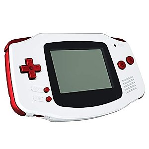 eXtremeRate Scarlet Red Replacement Full Set Buttons for Gameboy Advance GBA - Handheld Game Console NOT Included