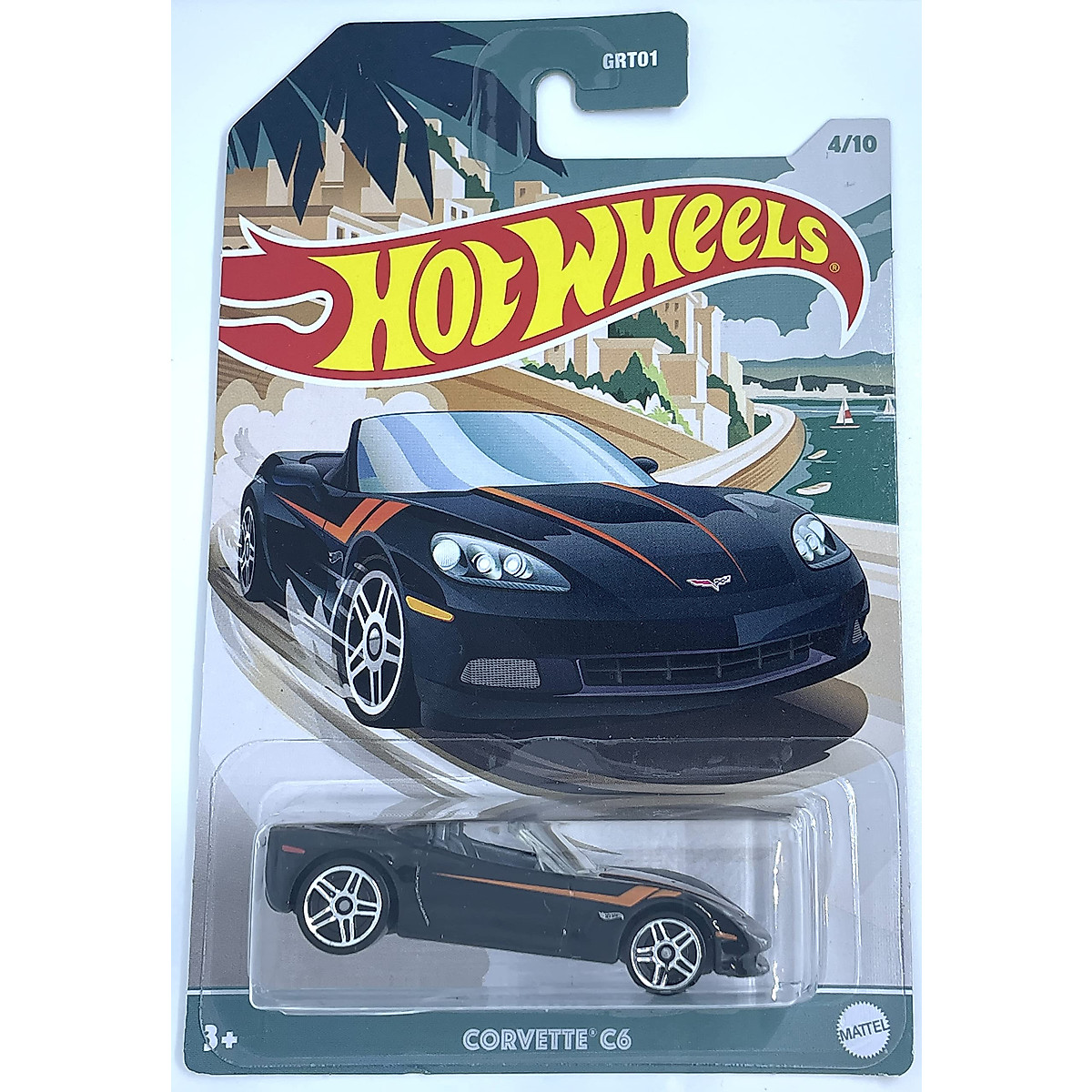 Hot Wheels - Corvette C6- Convertible Series 4/10 [Black]-Walmart Exclusive