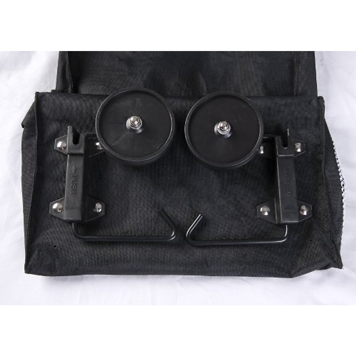 J&J Home Fashion Wheeled Shopping or Laundry Cart-Black