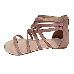 ZHOUXINGB Cute Sandals for Women Trendy, Womens Flip Flops Size 8 Dance Sandals Beige Sneakers Arch Support Shoes Lightweight Boots Heels Dressy Shoes for Women Sandals