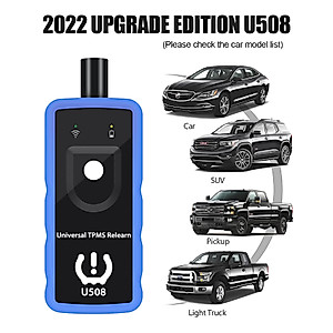 OBDResource TPMS Relearn Tool, TPMS Reset Tool Tire Pressure Monitor System Activation Tool U508, Sensor Reset Tool for Ford Jeep Dodge Subaru Series Vehicle Universal
