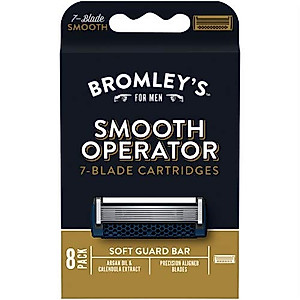 Bromley's Smooth Operator 7-Blade Razor Cartridges - 8 Cartridges