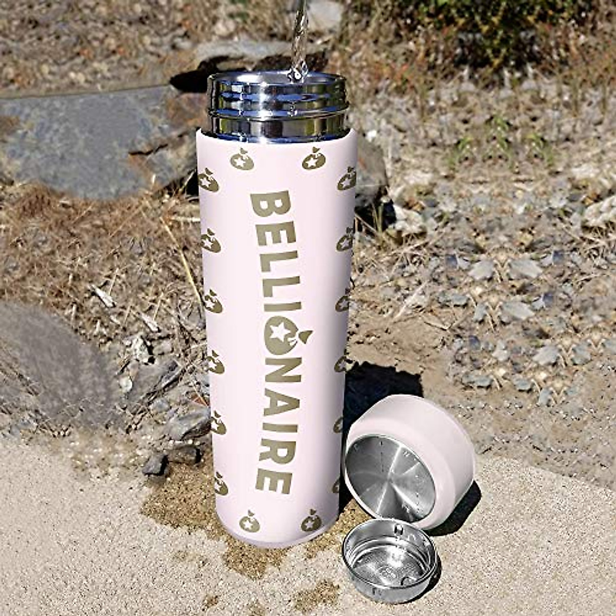 Controller Gear Animal Crossing 17oz, Insulated, Stainless Steel, Leak Proof, Water Bottle (Bellionaire)