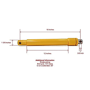 The ROP Shop | Snowplow Power Angling Cylinder Ram for Meyer V-66, E-57, E-60