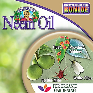 Bonide Captain Jack's Neem Oil, 16 oz. Concentrate, Multi-Purpose Fungicide, Insecticide and Miticide for Organic Gardening
