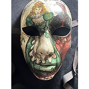 Harlequin Framed Wall Mask