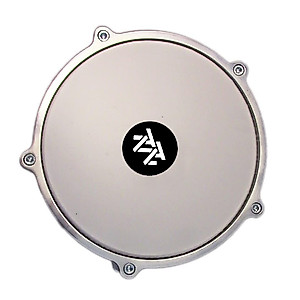 ZAZA Percussion 16'' Length Aluminum Darbuka, 8" Tunable Synthetic Head and Internal Jingles Doumbek (Red)