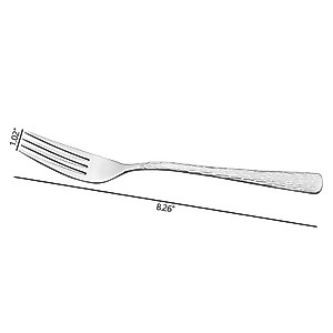 Xeabia 12 Pieces Stainless Steel Dinner Forks, Stainless Steel Table Forks